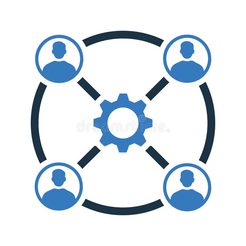 Management, Solution, Teamwork Icon. Simple Flat Design Concept Stock ...