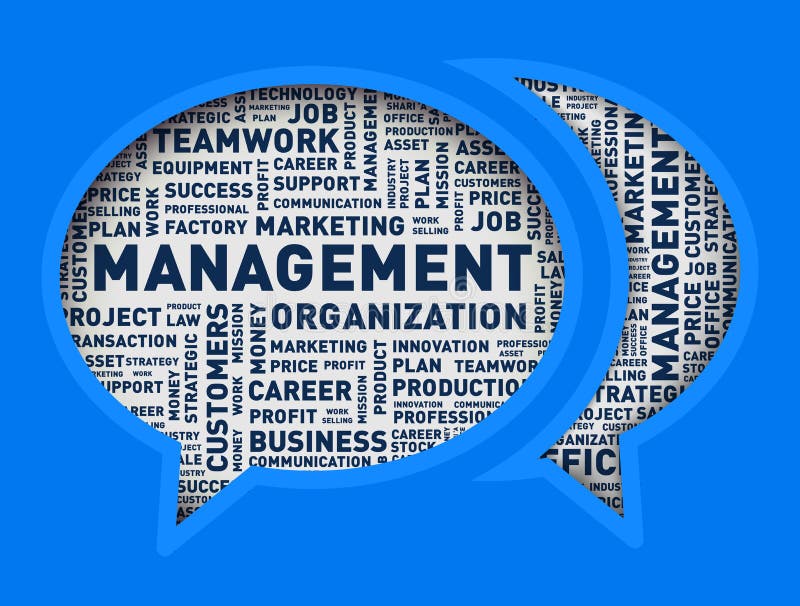 Management Speech Bubble, Word Cloud Vector Stock Vector - Illustration ...