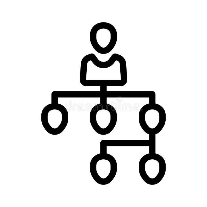 Management structure icon stock vector. Illustration of boss - 358593675