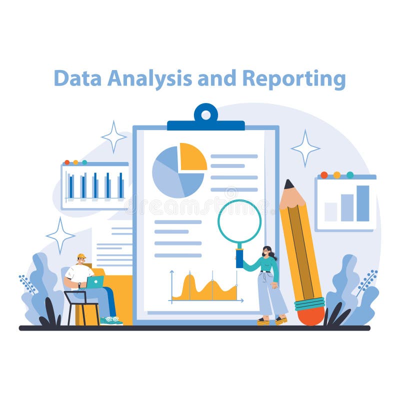 Management and Support Concept. Flat Vector Illustration. Stock ...