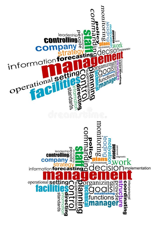 Management Word Cloud stock vector. Illustration of words - 19209387