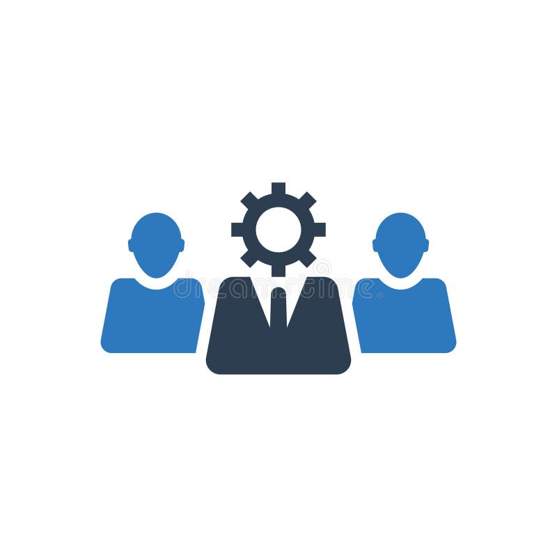Management Team Icon - Expert Group Icon Stock Vector - Illustration of ...
