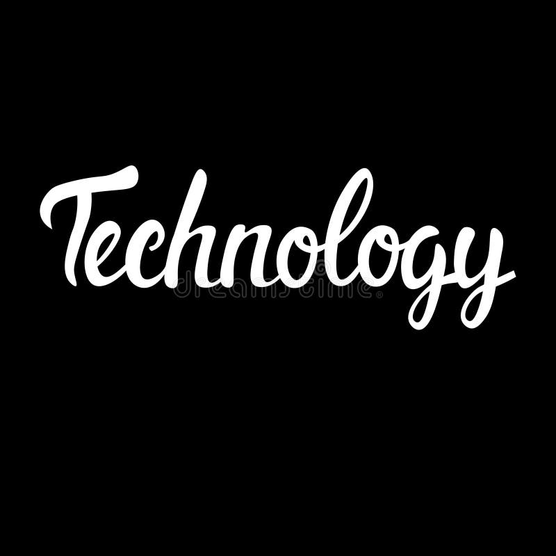Technology Lettering Stock Illustrations – 82,125 Technology Lettering ...