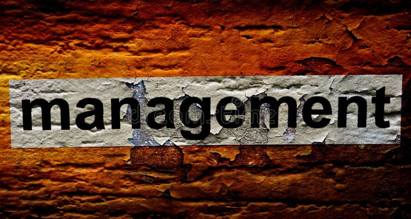 MANAGEMENT. Text in Wooden Frame on Office Table Stock Photo - Image of ...