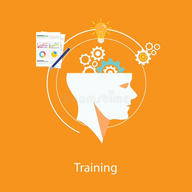 Management Training Human Resource Stock Vector - Illustration of scene ...