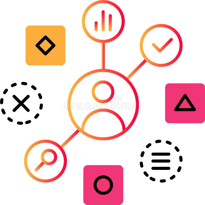 Management Vector Business Icon Office Work Design Stock Vector ...