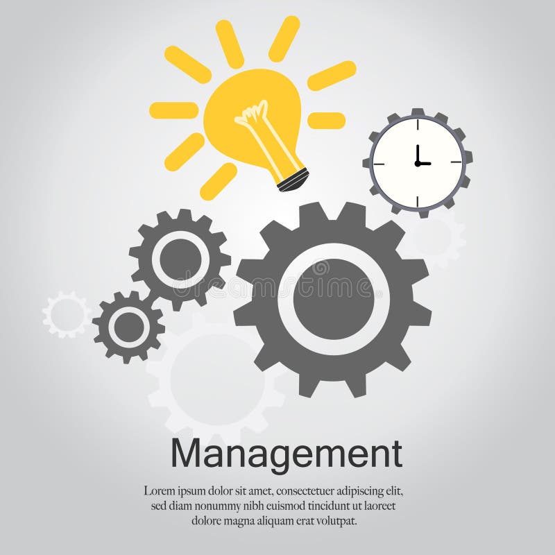 Management Vector. stock vector. Illustration of design - 78855195