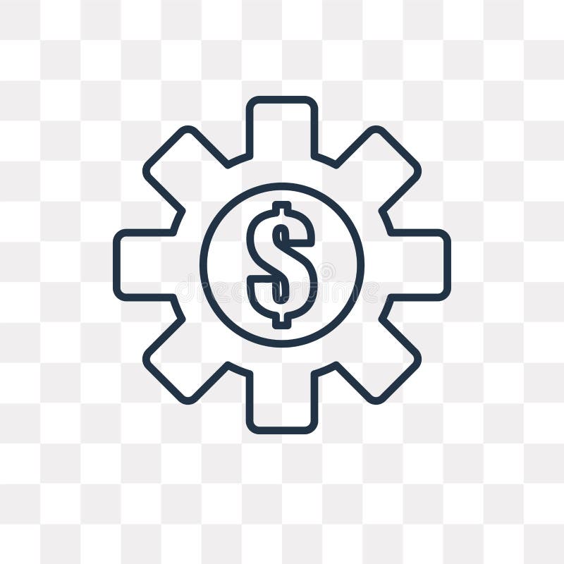 Management Vector Icon Isolated on Transparent Background, Linear ...