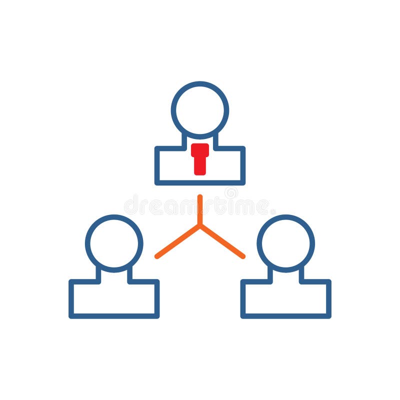 Management Vector Icon Logo Design Stock Vector - Illustration of ...