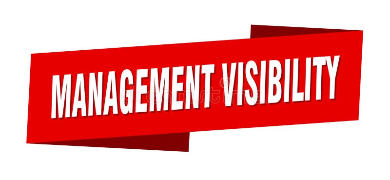 Management Visibility Banner Template. Management Visibility Ribbon ...