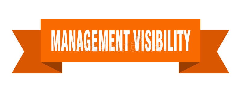 Management Visibility Ribbon. Stock Vector - Illustration of price ...