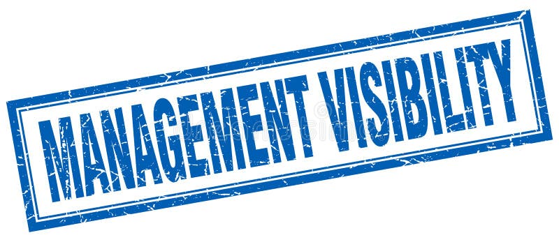 Management Visibility Stamp Stock Vector - Illustration of visibility ...
