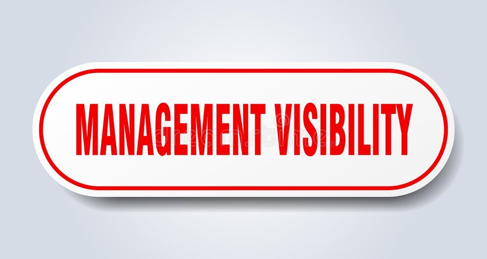 Management Visibility Sticker. Stock Vector - Illustration of ...