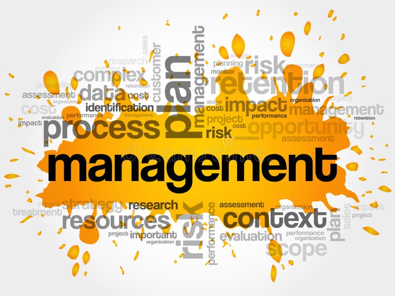 MANAGEMENT Word Cloud Collage Stock Illustration - Illustration of ...