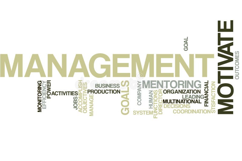 Management word cloud stock illustration. Illustration of controlling ...