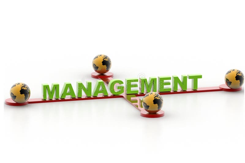 Management and world stock illustration. Illustration of white - 15676113
