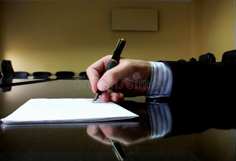 Manager stock photo. Image of signing, hand, signature - 3118170