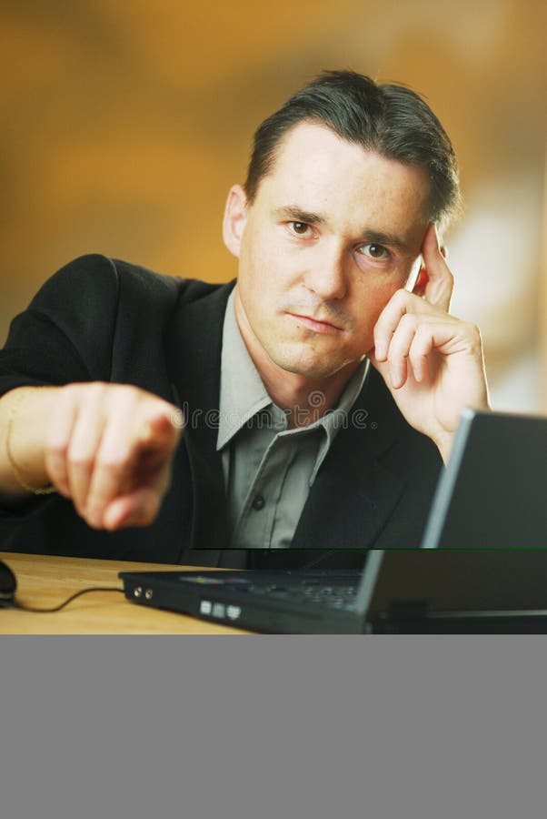 A manager stock image. Image of portrait, gesture, notebook - 3937567
