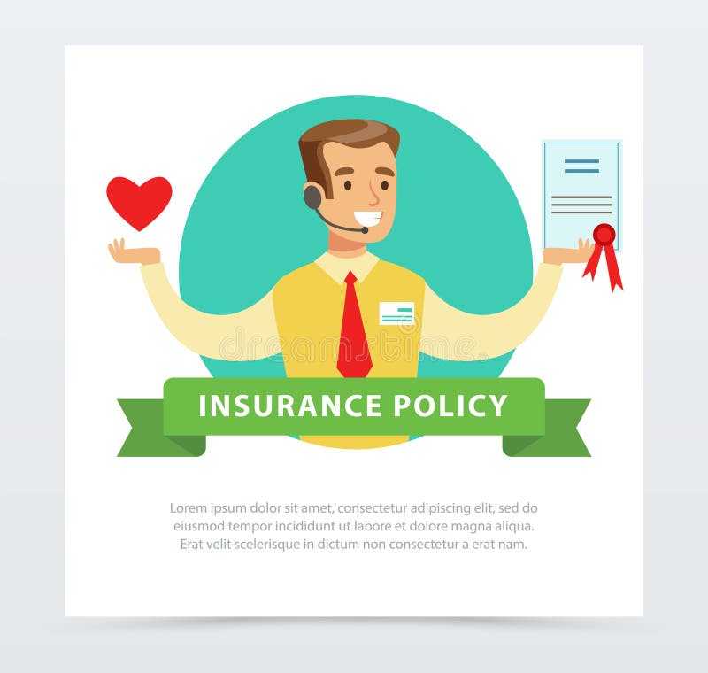 Manager or Agent with a Contract, Insurance Services Concept Insurance ...