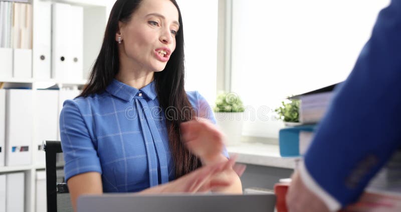Manager Brought Employee Large Stack of Folders To Work with 4k Movie ...