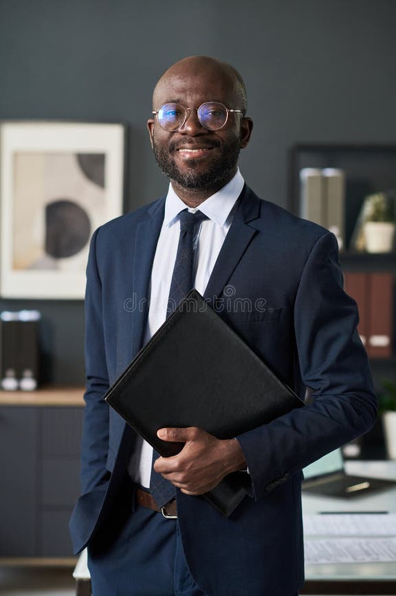 Manager with Documents Working in Office Stock Image - Image of modern ...