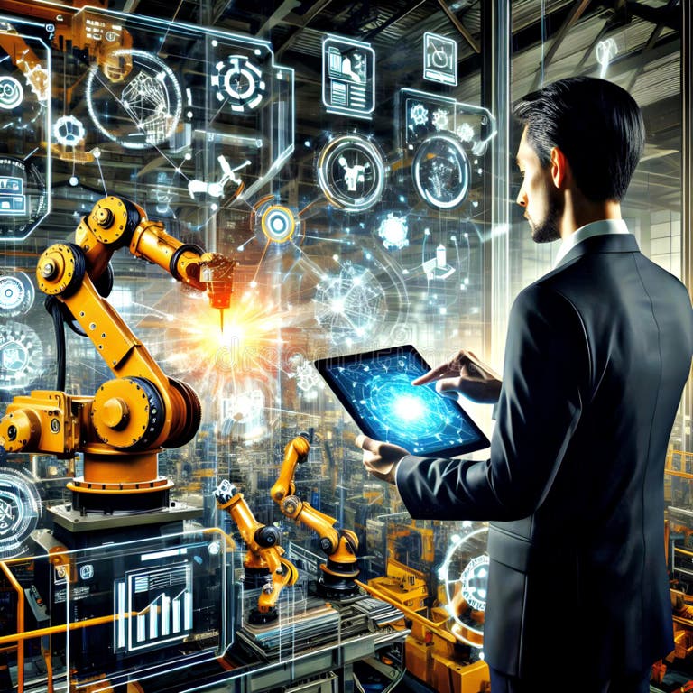 Controlling Machine Stock Illustrations – 1,808 Controlling Machine ...