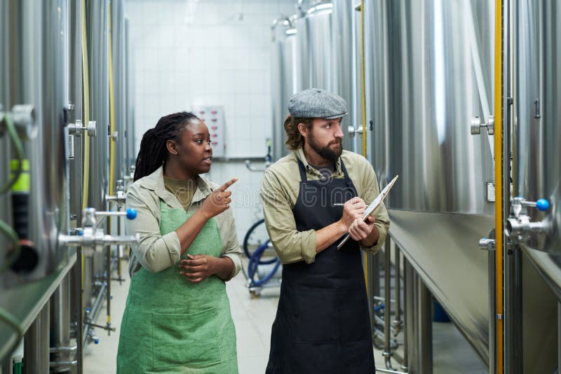 Manager Explaining Work To Employe Stock Image - Image of coworker ...