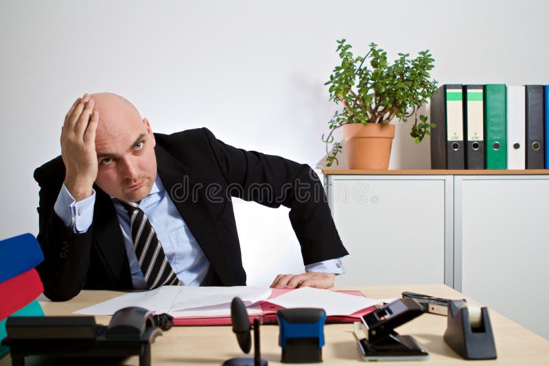 Manager Has a Mental Breakdown Stock Image - Image of dismissal ...