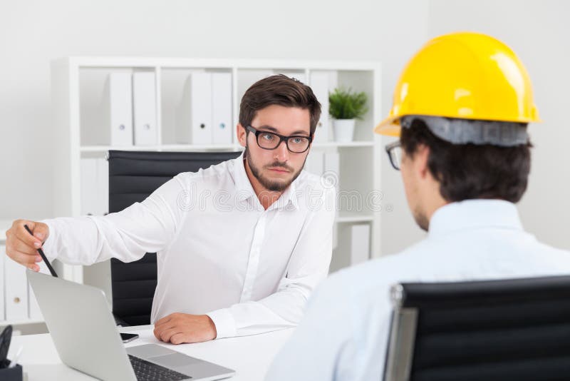 Manager and His Subordinate Stock Photo - Image of looking, human: 77039320