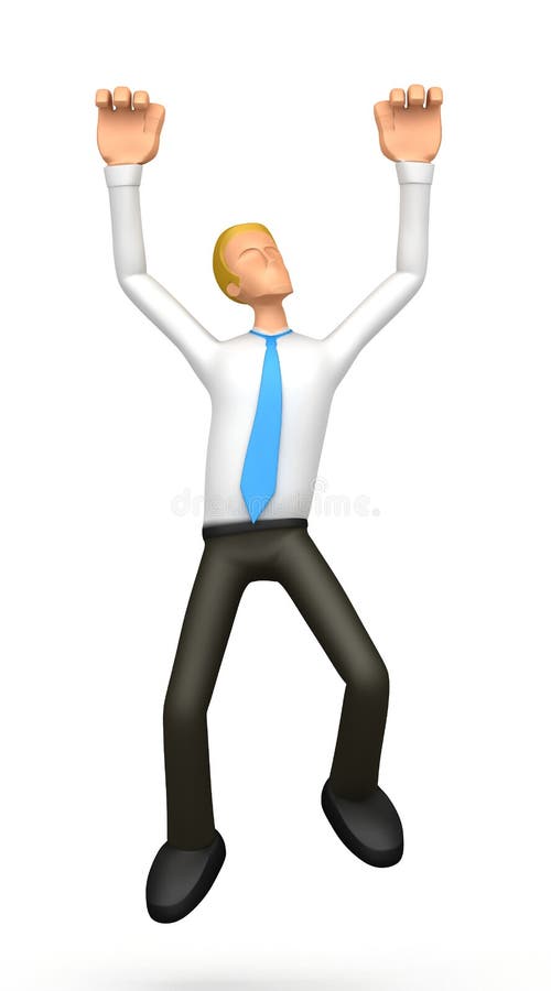 Bird Pooping on Head of Person, Vector Cartoon Stick Figure ...