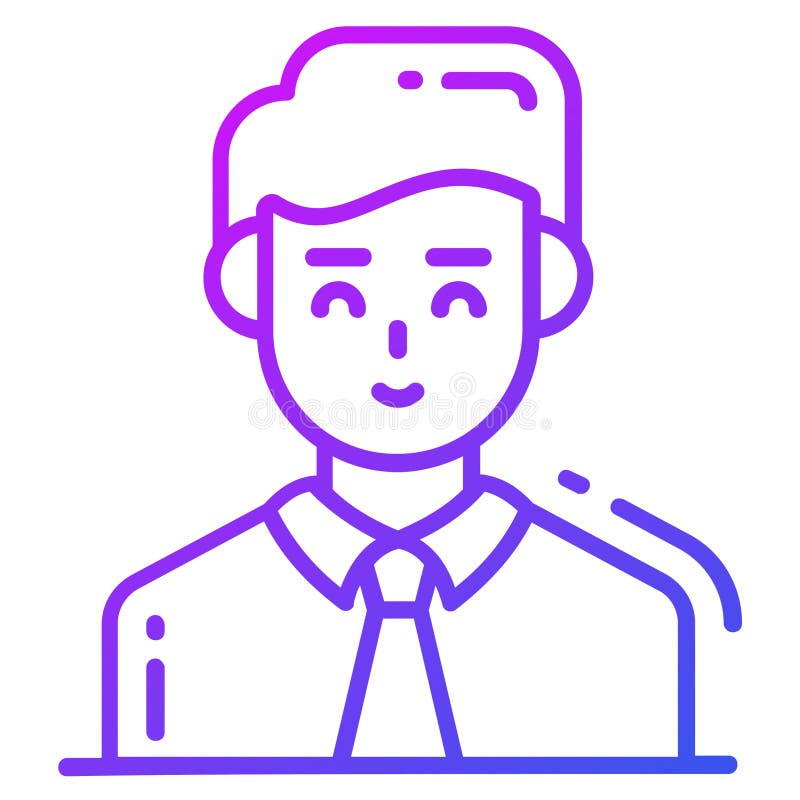 Manager Icon, Single Avatar Vector Illustration Stock Vector ...