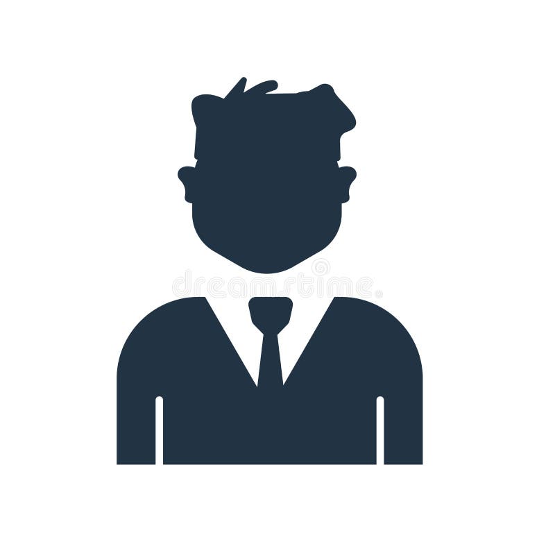 Manager Icon Vector Isolated on White Background, Manager Sign Stock ...