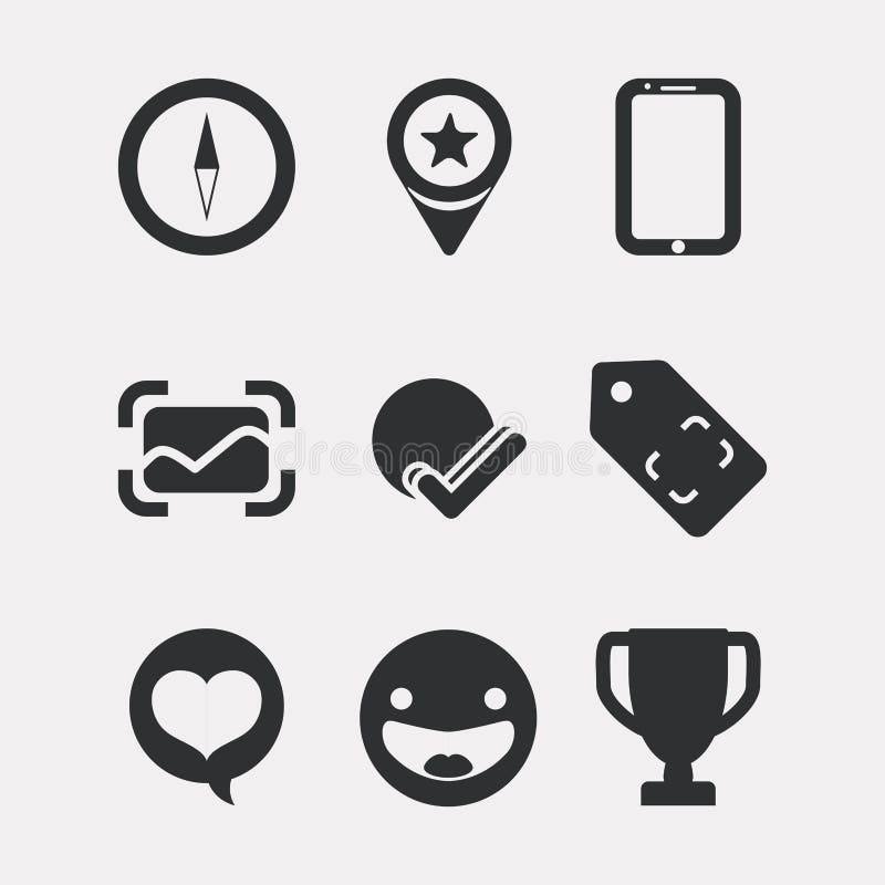 Manager icons design stock vector. Illustration of black - 46410392