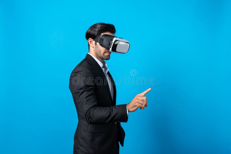 Manager Looking at Data Analysis while Analyzing and Pointing Data ...