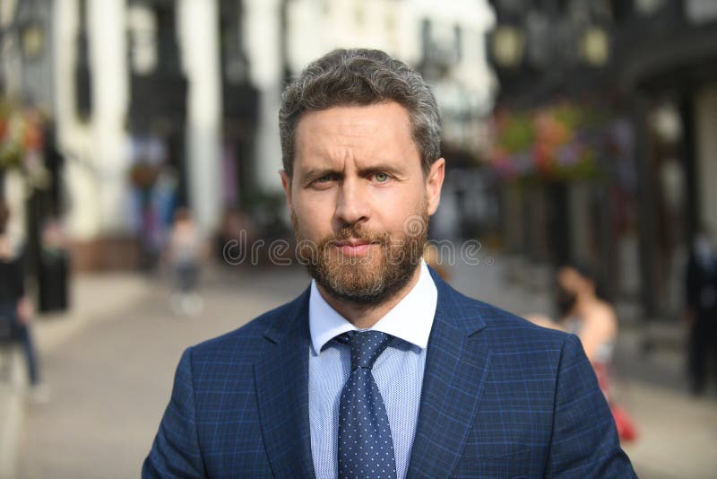 Manager in a Luxury Modern Open Space Business Center. Successful ...