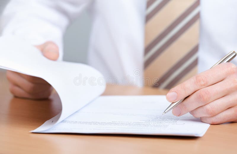 Manager Making Notes in the Notebook Stock Photo - Image of manager ...