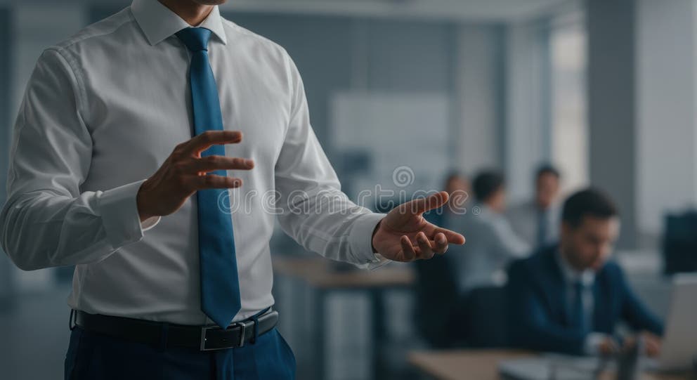 Ceo Manager Hands in Shirt Explaining Something in Office Explaining ...