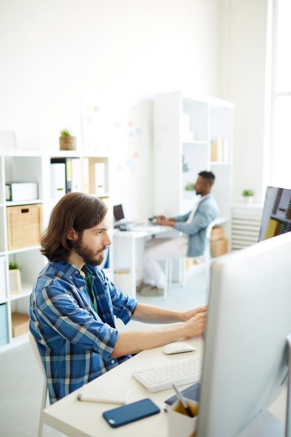 It manager in office stock photo. Image of decode, specialist - 123671910