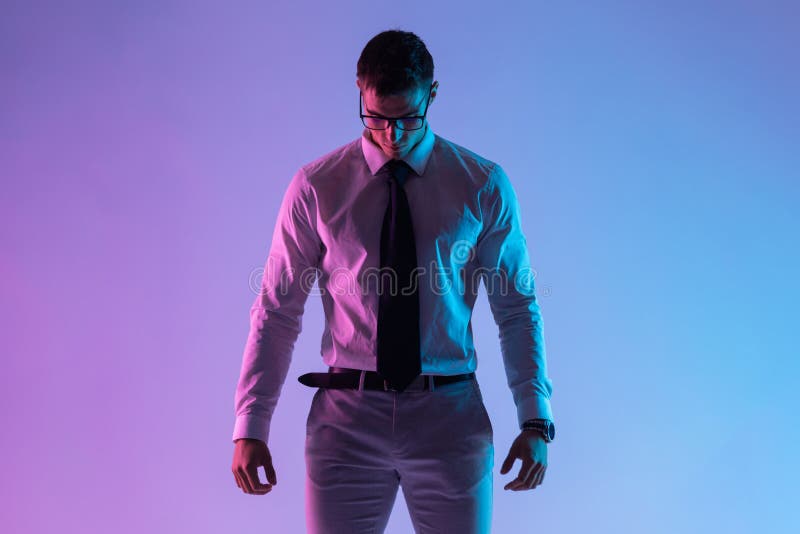 Manager Office Worker in the Stress and Depression. Bad Mood. Stock ...