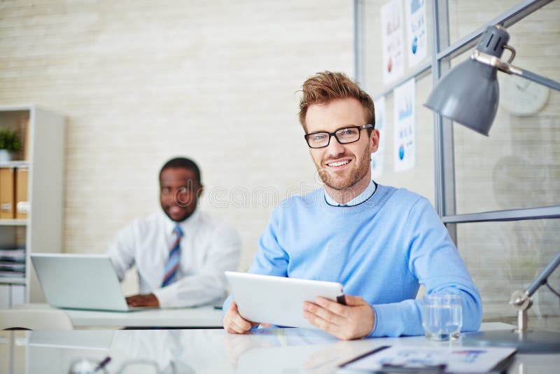 Manager in office stock image. Image of adult, executive - 54528703