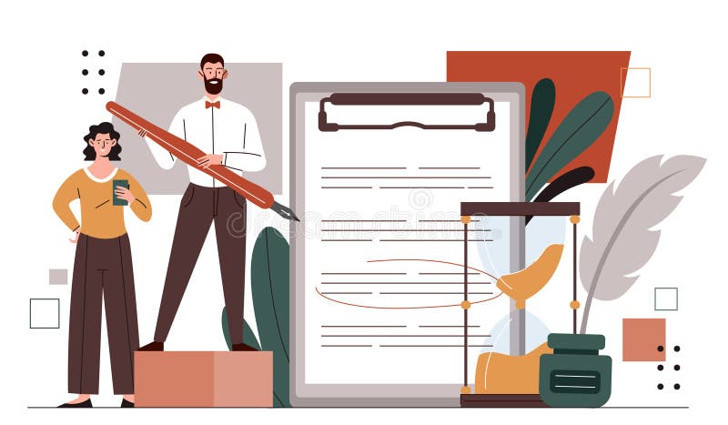 Manager Prioritizing Vector Concept Stock Vector - Illustration of note ...