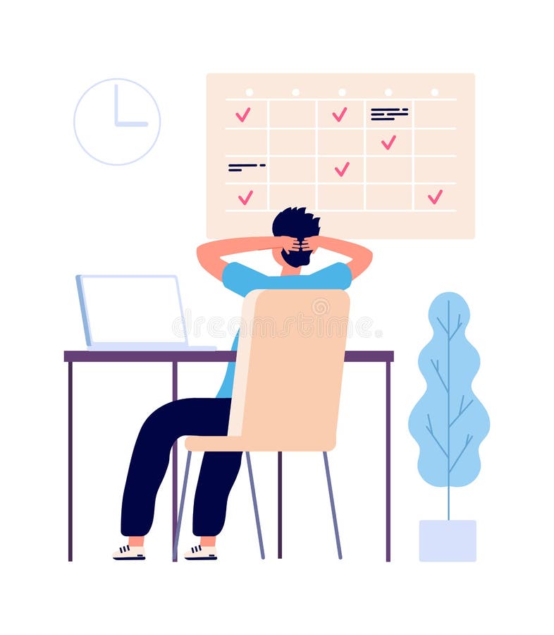 Manager rest stock illustration. Illustration of people - 6906228