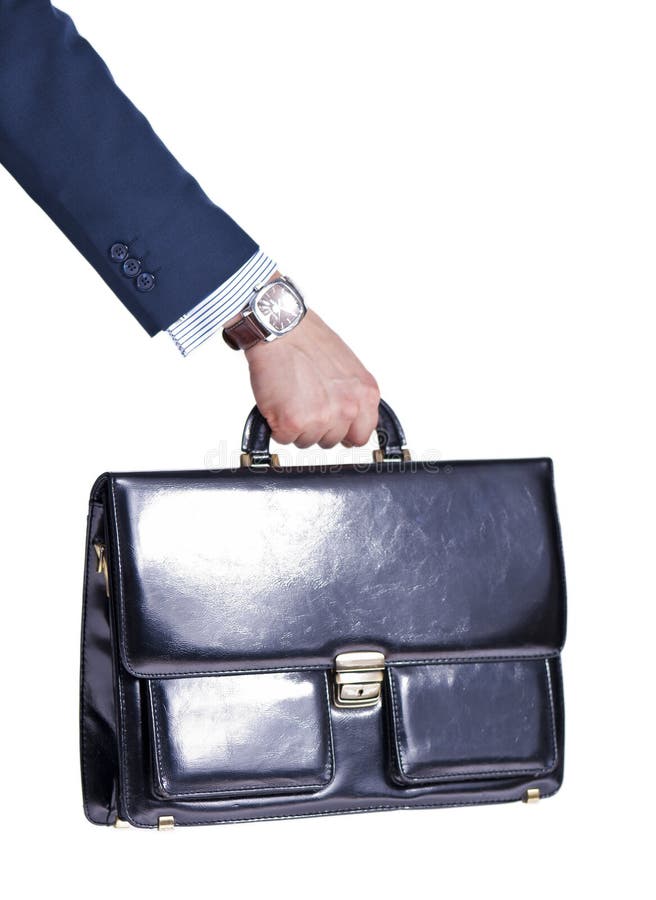 Manager S Hand with a Briefcase Stock Image - Image of work, black ...