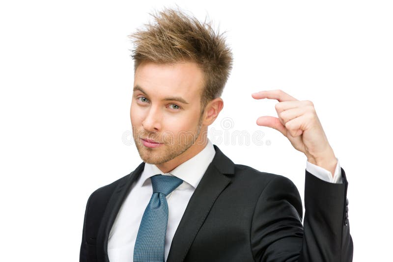 Manager Showing Small Amount Something Stock Photos - Free & Royalty ...