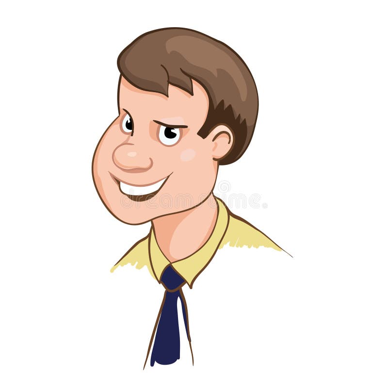 Manager smile stock vector. Illustration of employee - 27884280