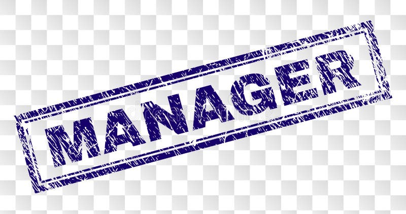 Grunge MANAGER Rectangle Stamp Stock Vector - Illustration of textured ...