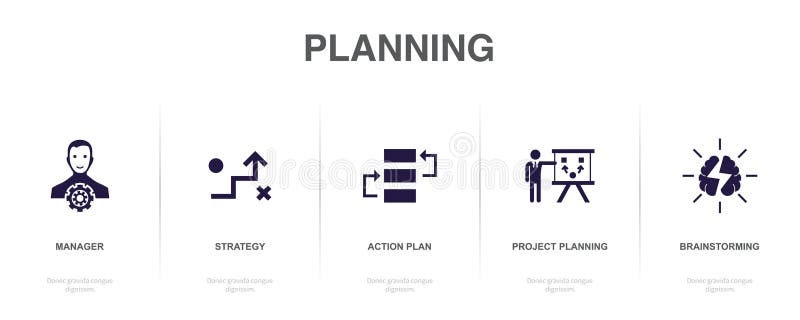 Manager, Strategy, Action Plan, Project Stock Vector - Illustration of ...