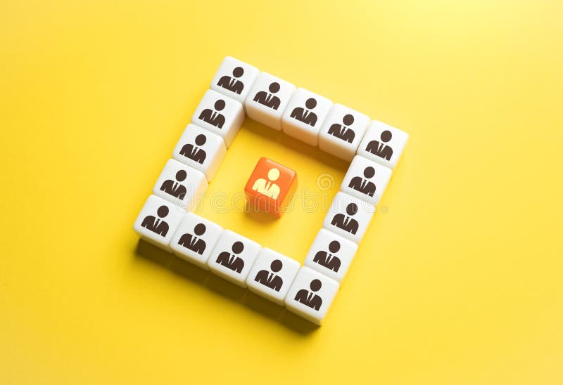 Manager and Subordinates. Delegation of Work, Feedback Stock Photo ...