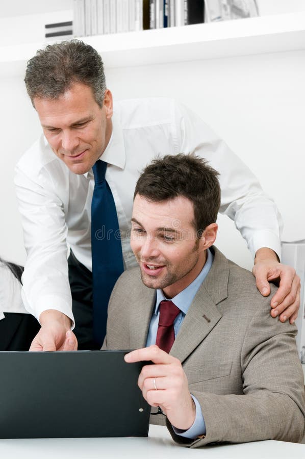 Teamwork Supervising and Cooperation Stock Image - Image of plan ...