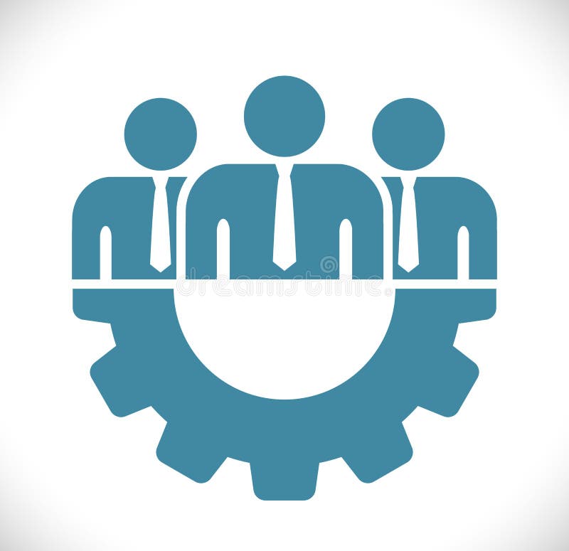 Manager teamwork icon stock vector. Illustration of teamwork - 210013893
